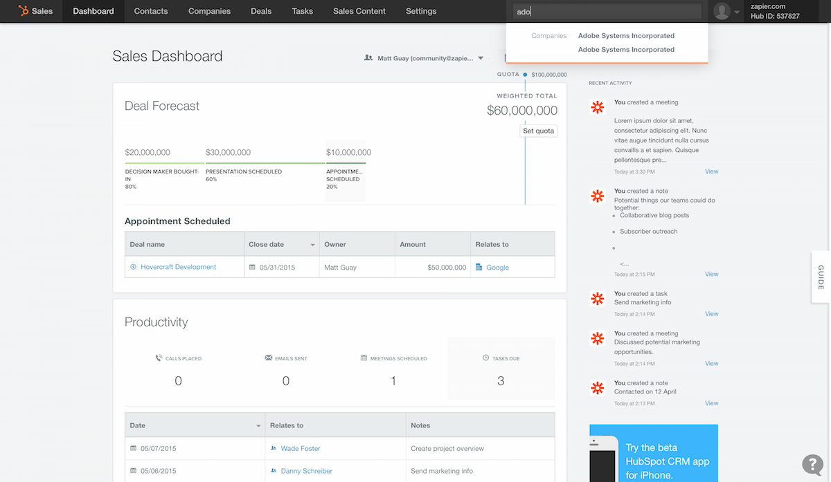Caracter sticas Principales De HubSpot CRM caracter-sticas-principales-de-hubspot-crm